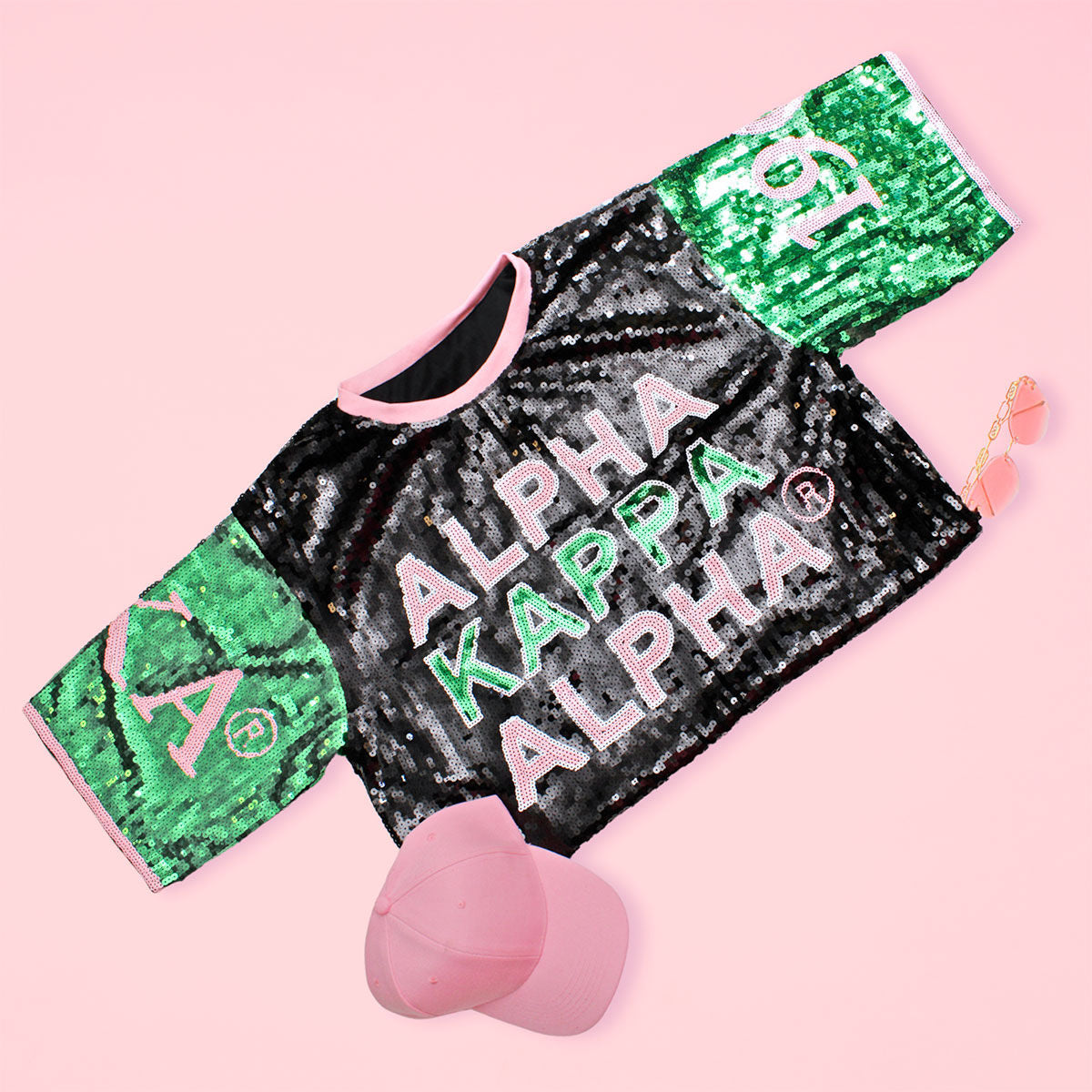 Alpha Kappa Alpha Black Sequin Jersey Shirt – Uniquely Inspired Treasures