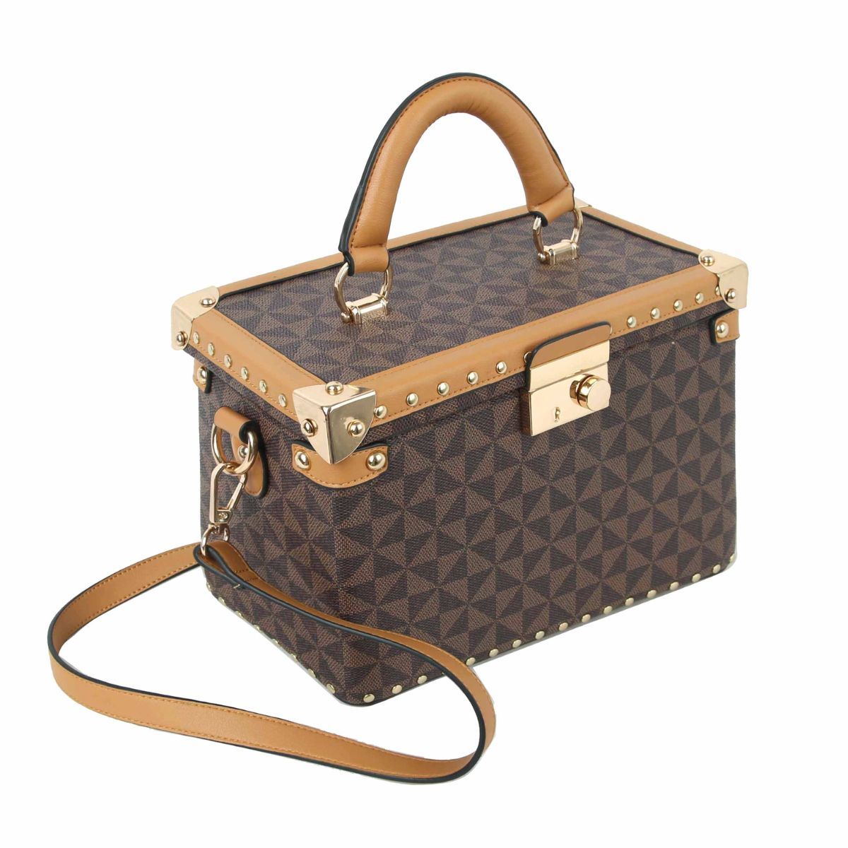Brown Square Trunk Handbag – Uniquely Inspired Treasures